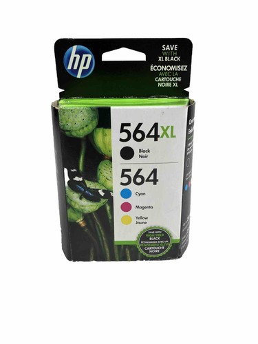 HP 564Xl Black & 564 Color Standard Ink Cartridges Exp Mar 2021 ...