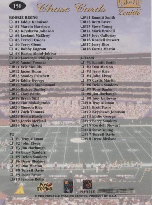 1997 Pinnacle Zenith Dan Marino #150 for sale | eBay
