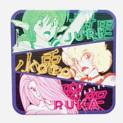 Yu Yu Hakusho Art Coaster Card JURI KOTO RUKA Togashi Yoshihiro ...