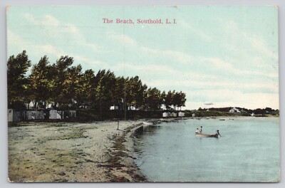 Southold Long Island New York, The Beach Shoreline View 1915 NY ...