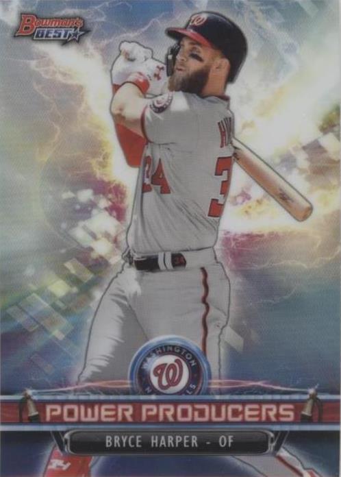 2018 Bowman's Best - Power Producers Bryce Harper #PP-BH for sale ...