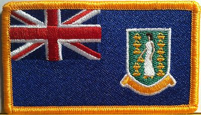British Virgin Islands Flag Military Patch With Hook Adhesive Fastener ...