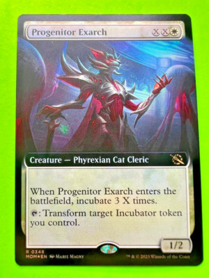MTG March of the Machine ( Progenitor Exarch ) Rare FOIL Extended Art ...