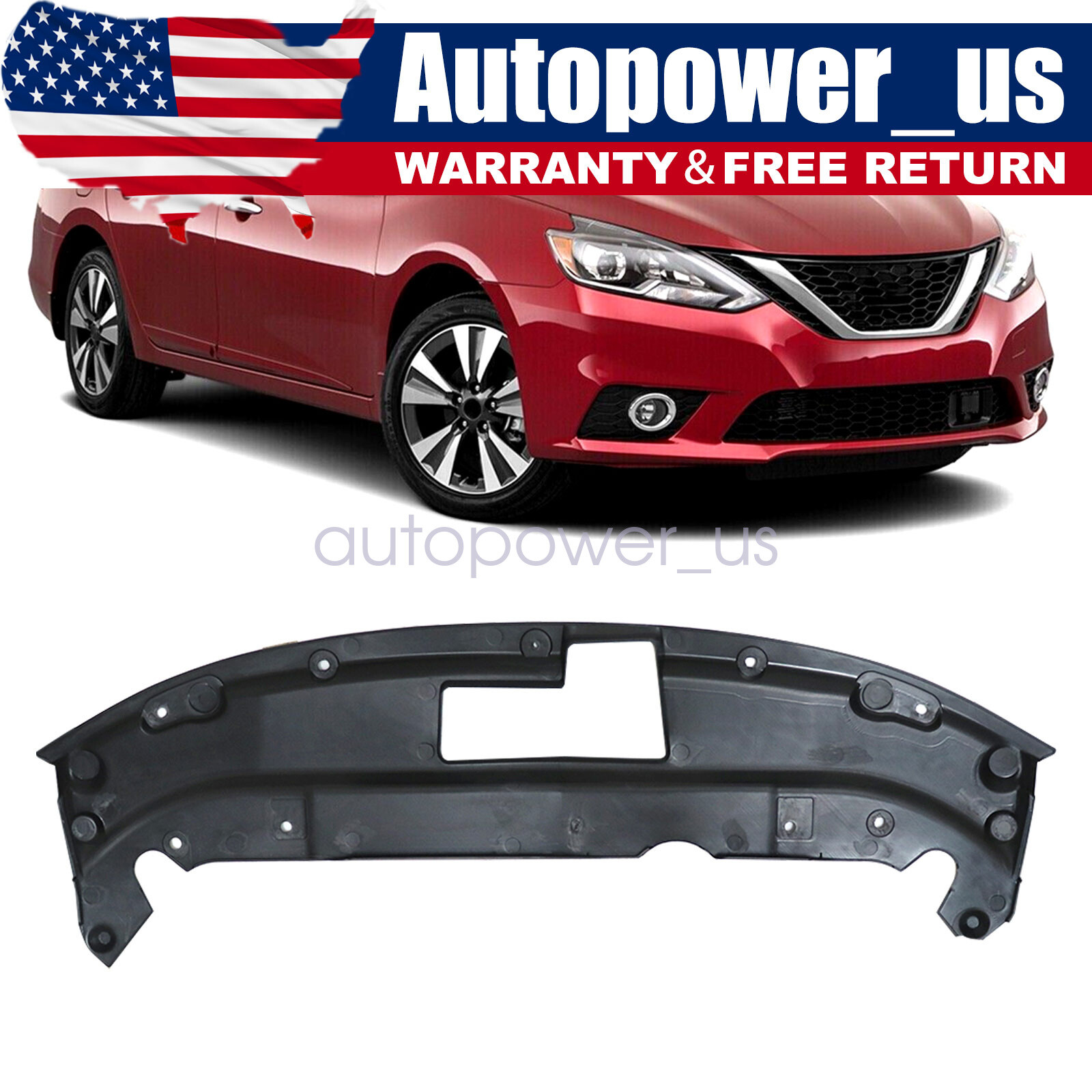 For Nissan Sentra 2016 2017 2018-19 Radiator Grille Cover 623223YU0A ...