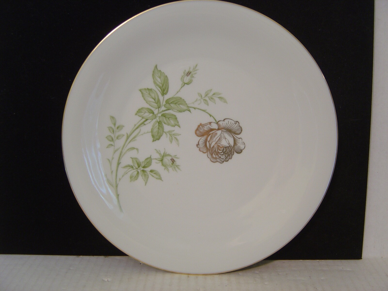 VINTAGE TIRSCHENREUTHER PASCO BAVARIA DINNER PLATE ROSE PATTERN 10-1/4 ...
