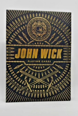 John Wick Chapter 4 Playing Cards Black Edition Keanu Reeves Brand New ...