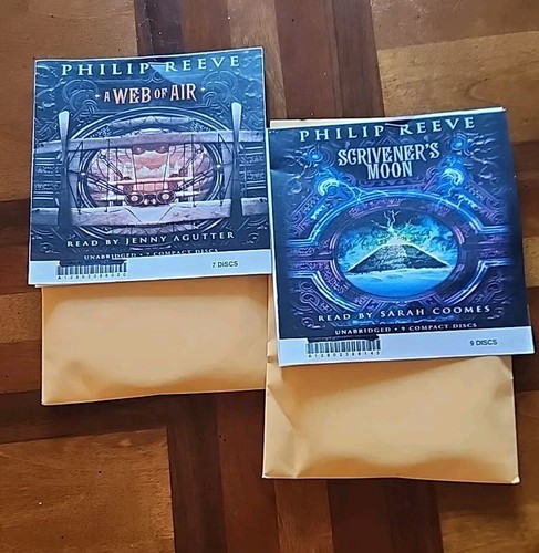 2 Audio Books A WEB Of AiR and SCRiVENER ' S MOON Same AUTHOR Phillip ...