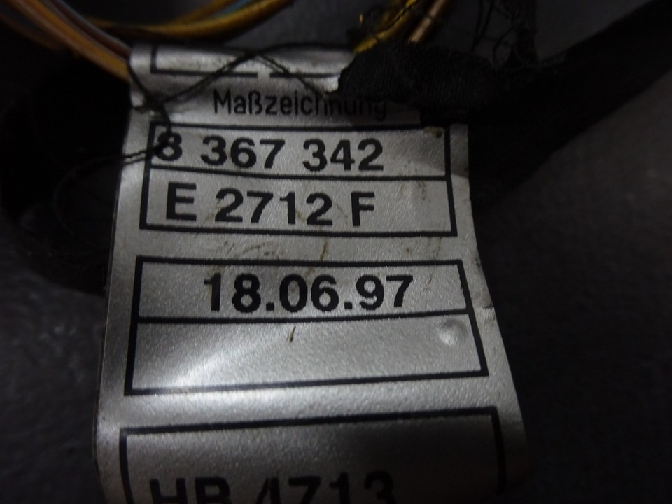 Wiring Harness Sunroof BMW 5 Series E39 7 Series E38 Cable Connector ...