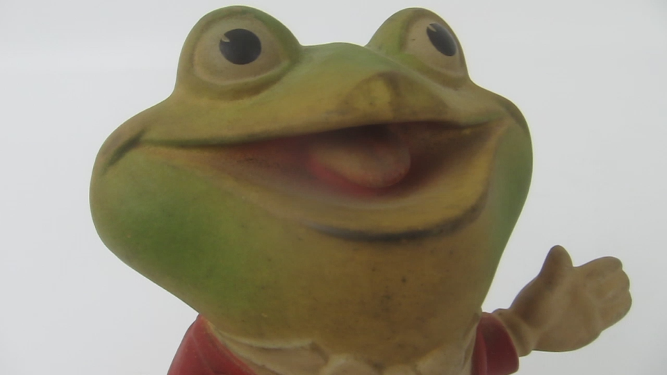 Rempel Froggy The Gremlin Squeeze Toy 1948 Vintage Rubber 5" Frog ...