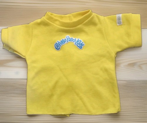 Vintage Cabbage Patch Kids Yellow Shirt For CPK Girls Authentic 1980s ...