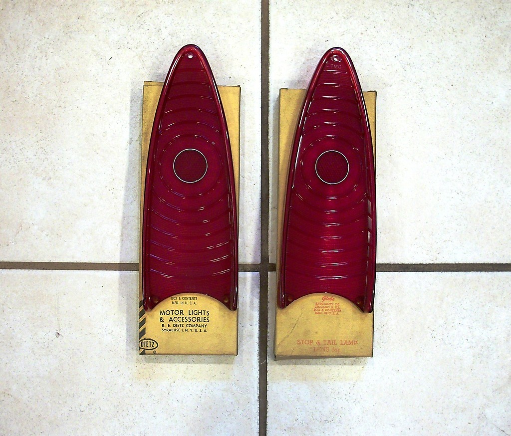 PAIR of NORS 1960 MERCURY Tail Light Lenses Tailight Lamp OEM: C0MF ...