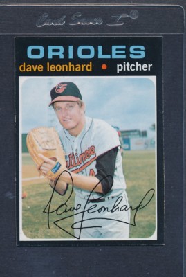 1971 Topps #716 Dave Leonhard Orioles EX/MT *8432 | eBay