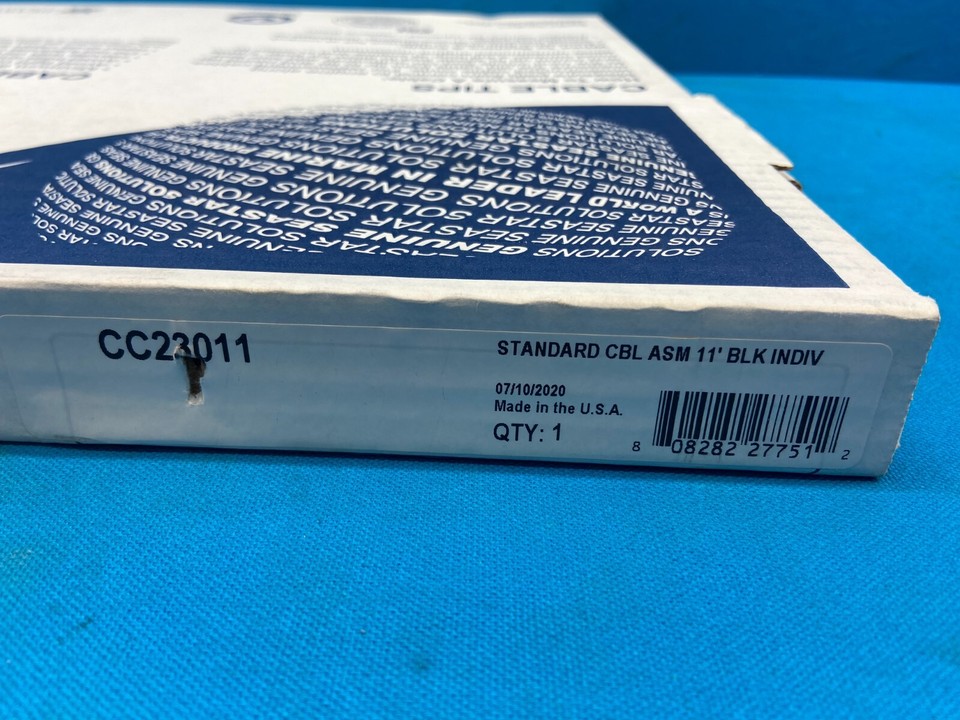 SeaStar CC23011 Standard CBL ASM 11' Black Control Cable | eBay