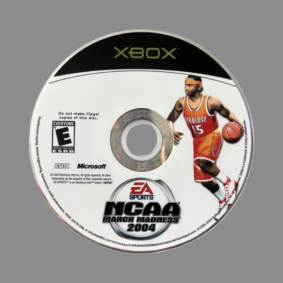 NCAA March Madness 2004 (Xbox) - DISC ONLY 14633146752| eBay