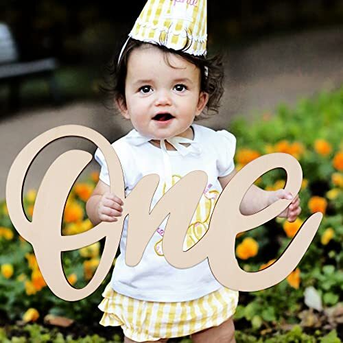 One Wooden Sign One Cutout Letter for 1st Birthday PartyOne Sign One ...