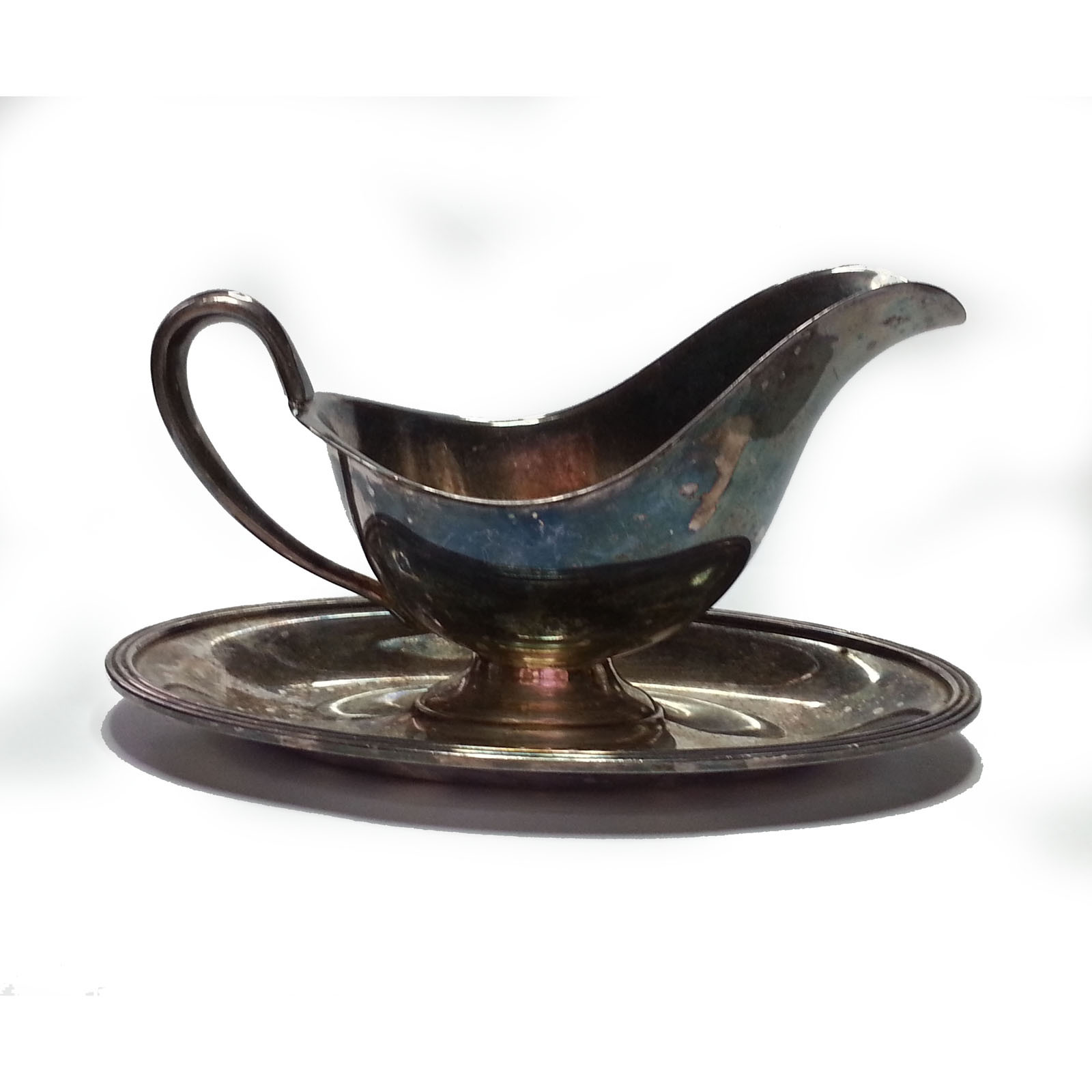 Silverplated Gravy Boat Collectible Vintage | eBay