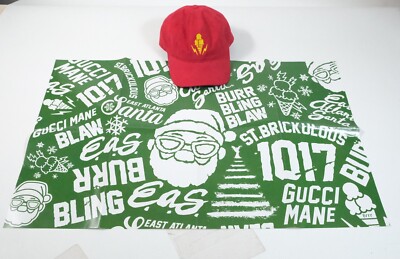 Gucci Mane Ice Cream Burr Red Dad Hat Baseball Cap With Poster | eBay