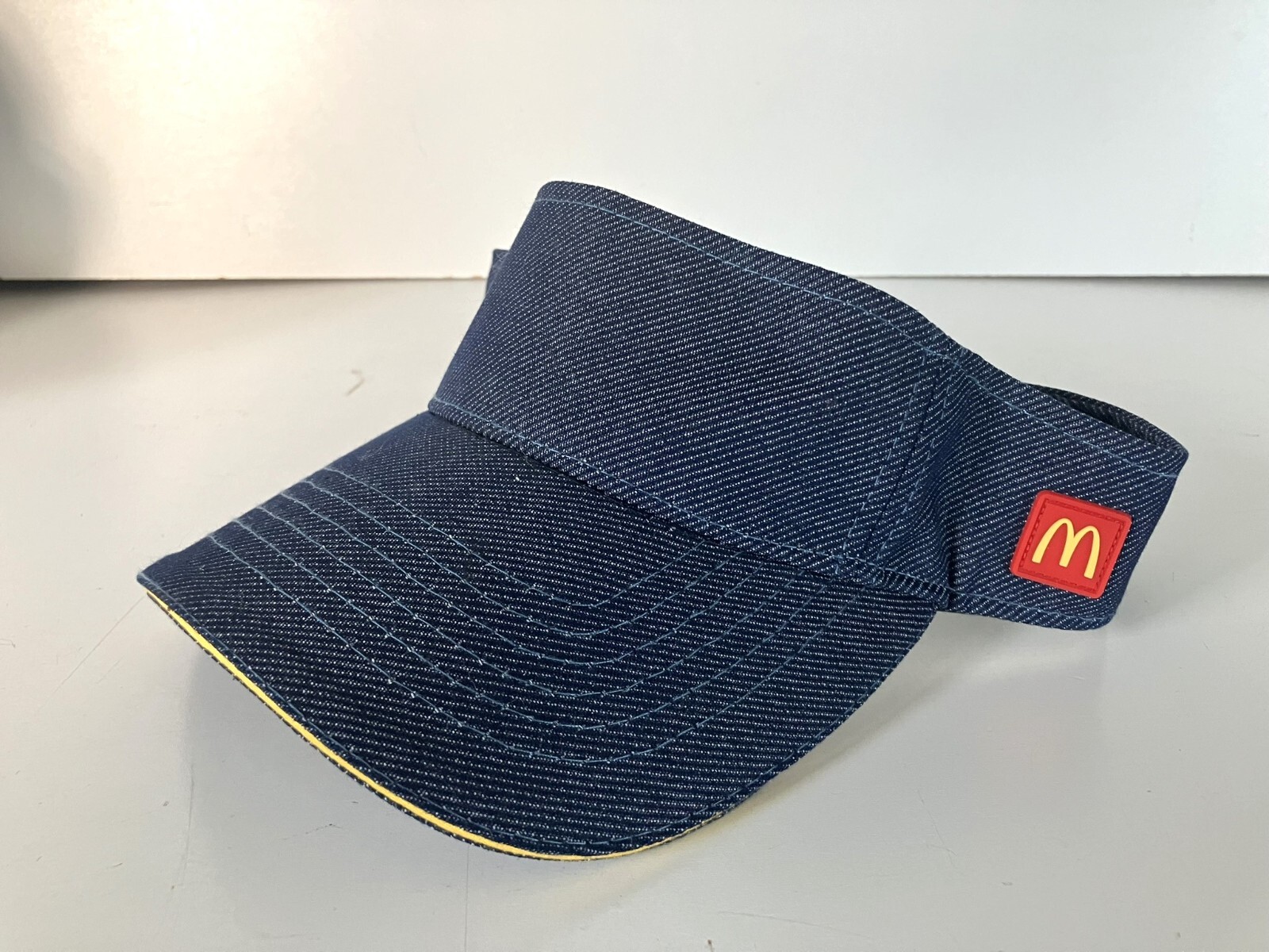 McDONALDS Blue Jean-Style DENIM EMPLOYEE VISOR Crew U… - Gem
