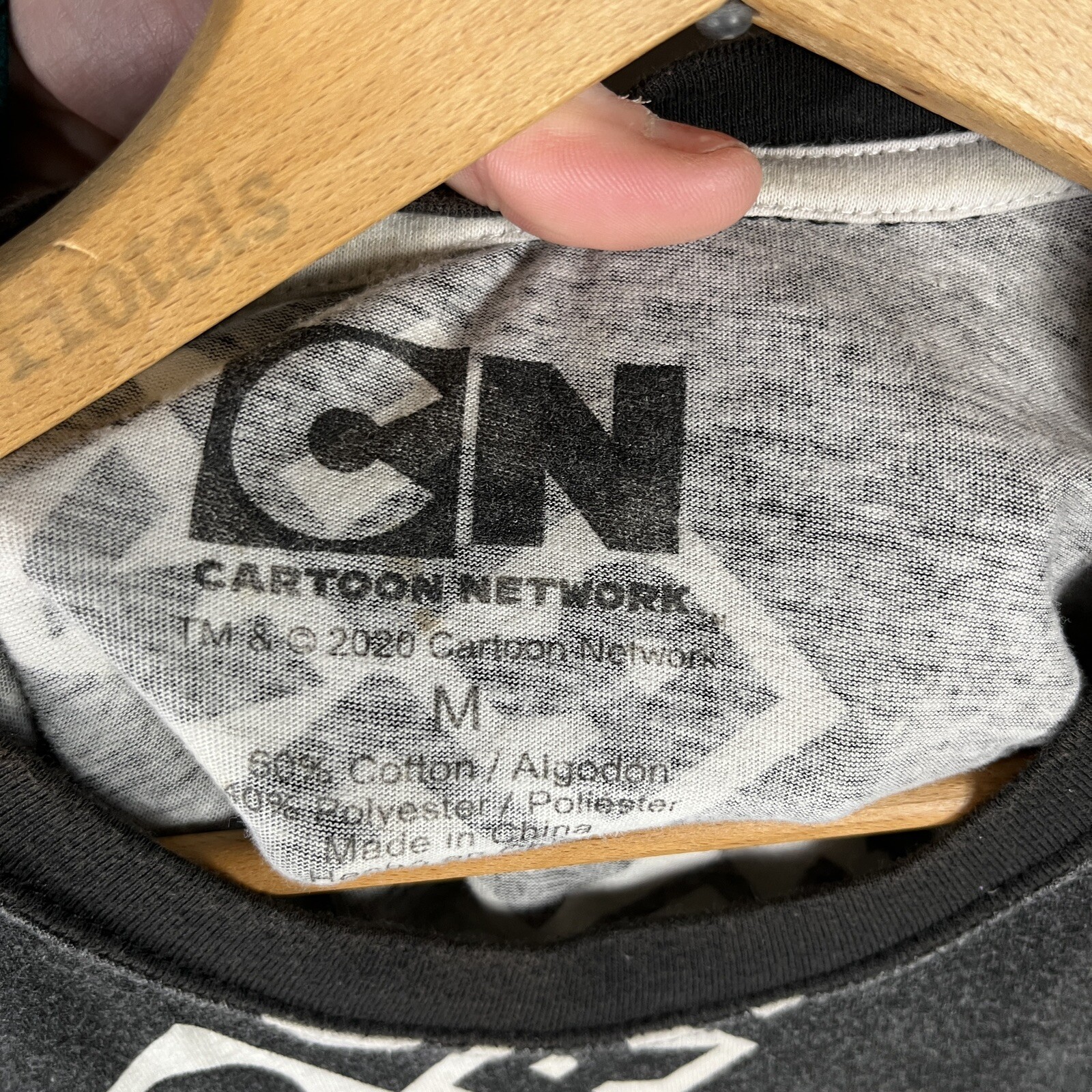 2020 Cartoon Network Character Graphic AOP Black T-Sh… - Gem