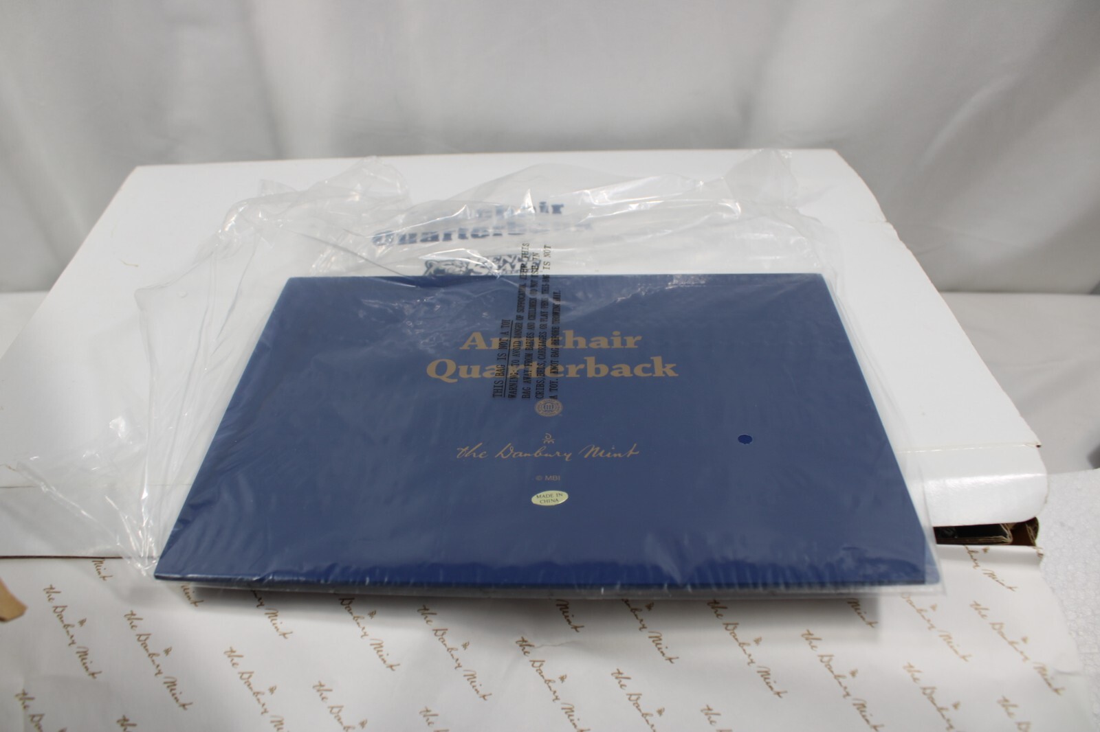 Danbury Mint Penn State Armchair Quarterback Teddy Bear Figurine ...