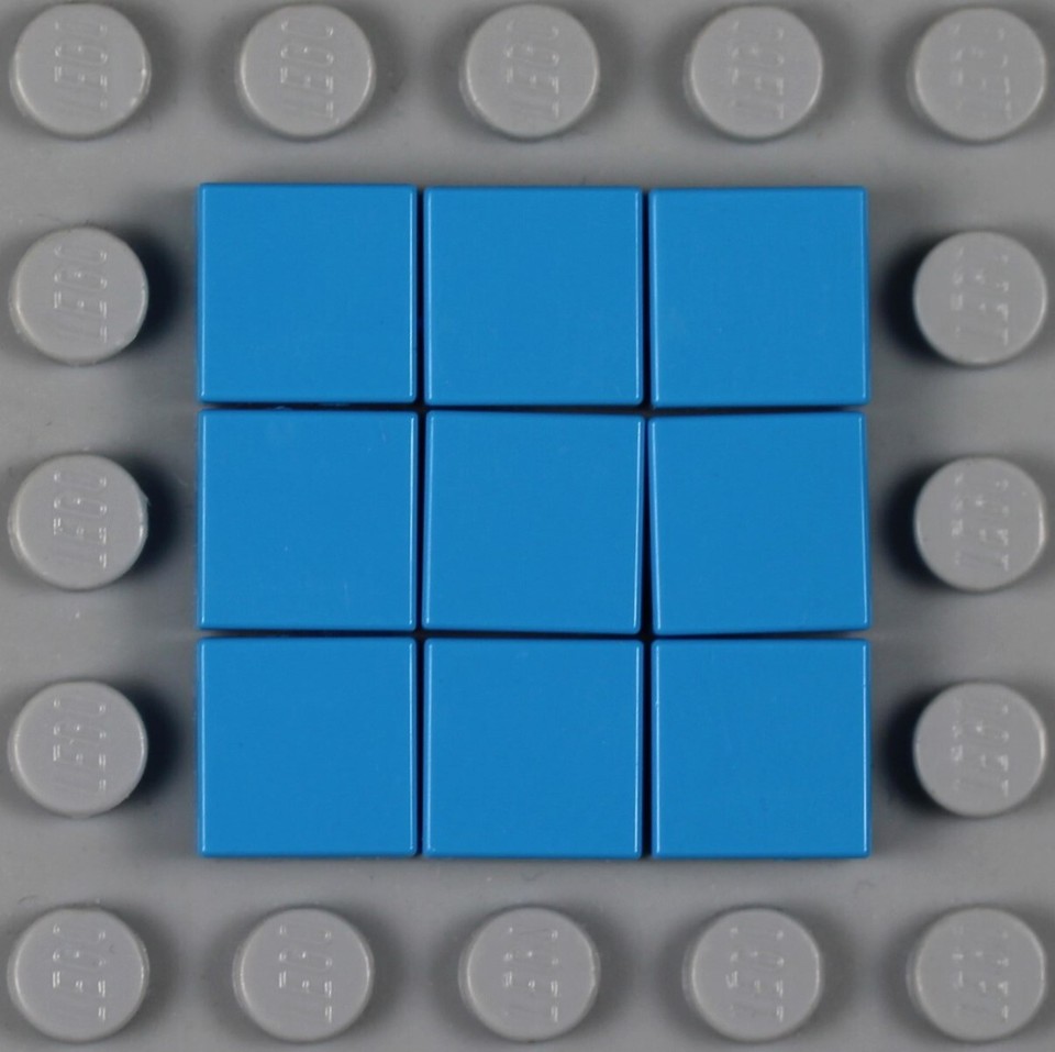 LEGO - 1x1 Square Tiles - PICK YOUR COLORS Smooth Finishing Flat Mosaic ...