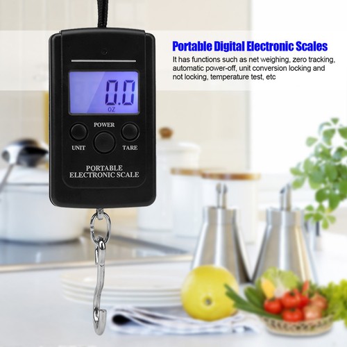 40KG Portable Digital Handy Scale Electronic Hanging Luggage Scale ...