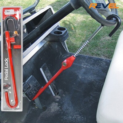 Golf Cart Lock Theft Prevention, Universal Pedal To Wheel Lock for Golf ...
