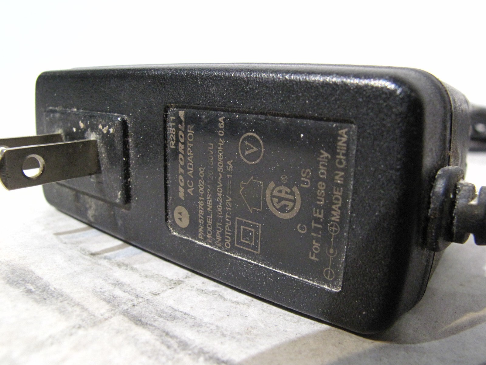 Motorola NVG510 AC Adapter NBS241120150VU (12v 1.5A) | eBay