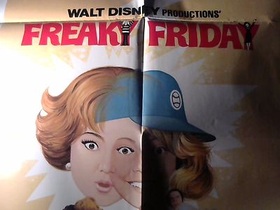 Original 1977 Poster FREAKY FRIDAY Jodi Foster John Adams w/Certificate ...
