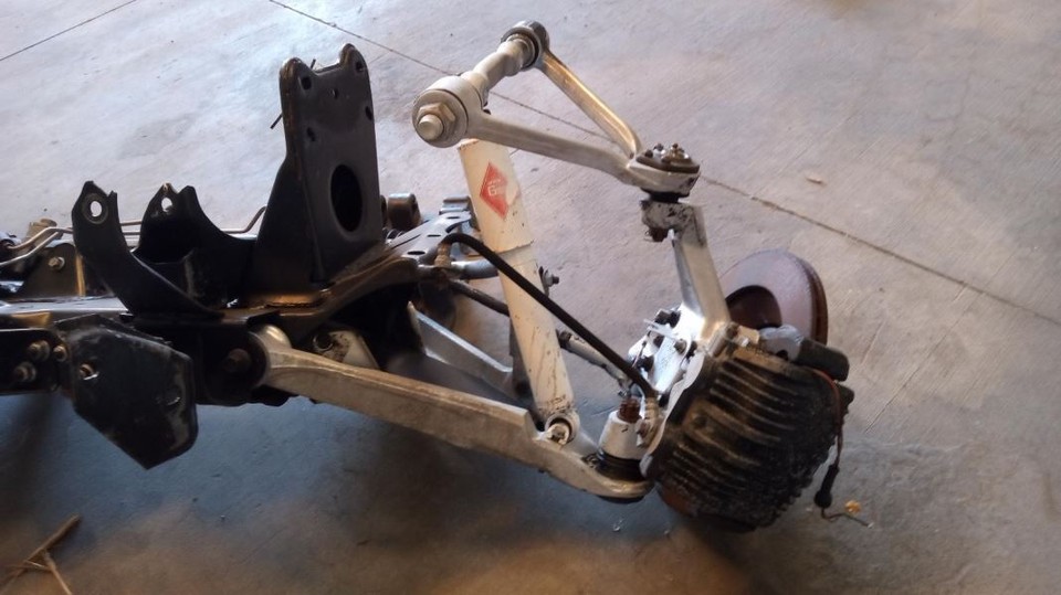 84-96 CORVETTE C4 COMPLETE FRONT SUSPENSION DROP OUT WITH STEERING AND ...