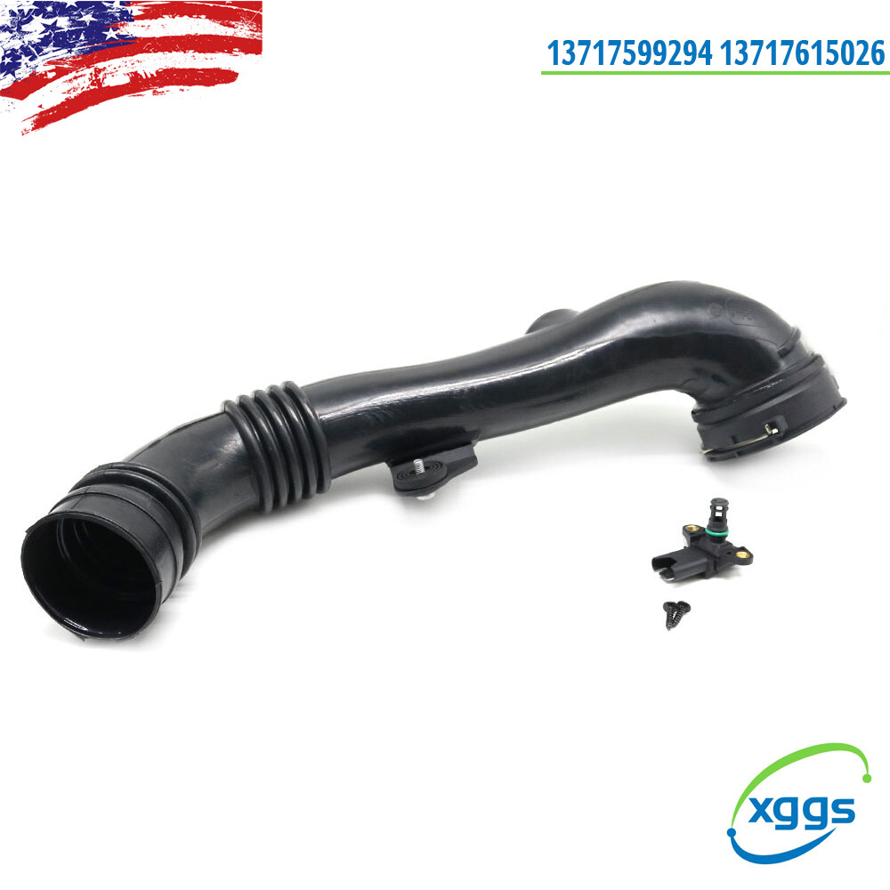 For BMW 135i 335i Air Intake Pipe Intercooler Hose 2011-2013 Black ...