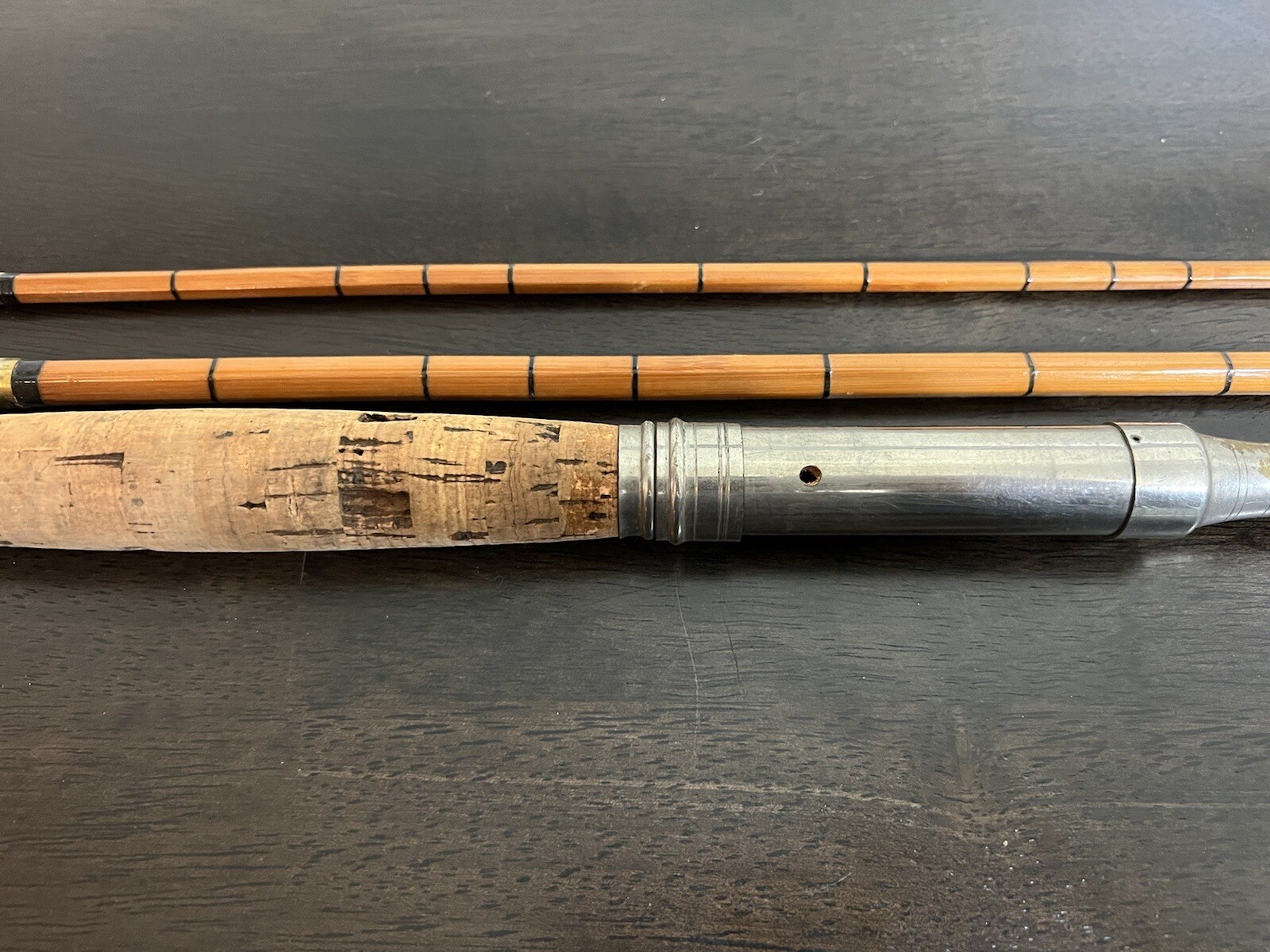 Vintage DIVINE 3PC Boat Trolling Fishing Rod Folk Art Story #5 | eBay