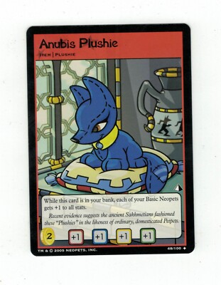 2005 Neopets 48/100 Anubis Plushie - Lost Desert | eBay