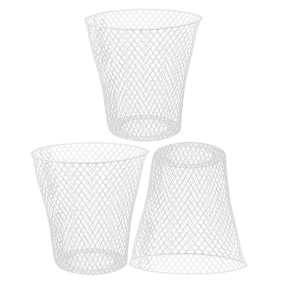 3pcs Iron Wire Woven Basket Reusable Plant Mesh Cover Sturdy Flowerpot ...