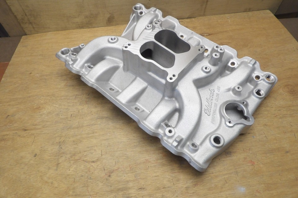 Olds Performer 455 Edelbrock 2151 Aluminum Intake Manifold Oldsmobile ...