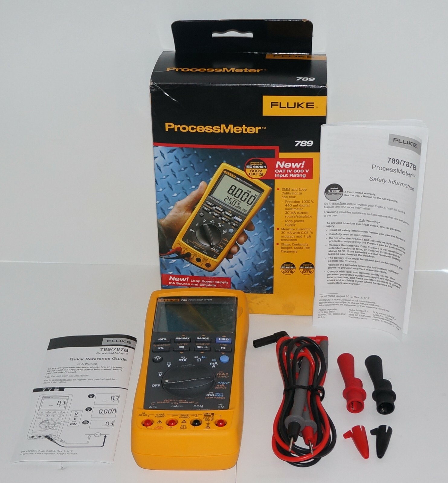 FLUKE 789 PROCESSMETER PROCESS METER LOOP CALIBRATOR BRAND NEW | eBay