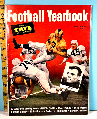 🔥 1952 Fawcett TRUE Football Yearbook Bob Mathias Cover Magazine HIGH ...