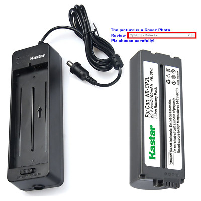 Kastar Battery Charger for Canon NB-CP2L CG-CP200 & SELPHY CP900 Photo ...