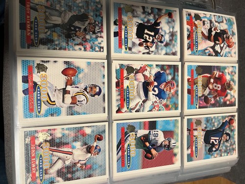 Huge football card lot over 1000 cards ranging from the years of 1957 ...