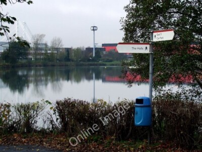 Photo 6x4 Footpath signs at the NEC Middle Bickenhill The LG Arena and ...