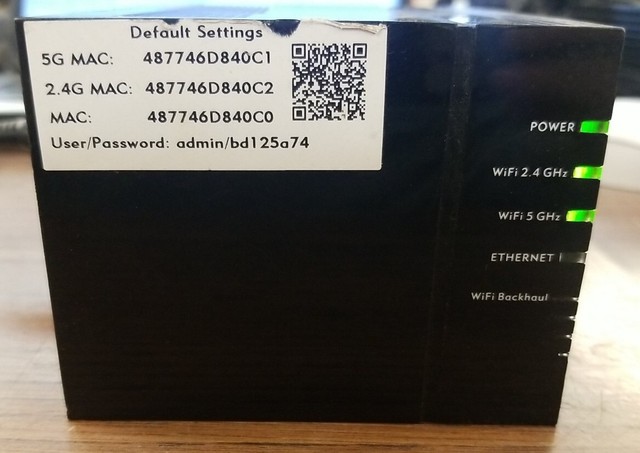 Calix 804Mesh Dualband Wi-Fi MESH Extender -AM Type A Power Adapter ...