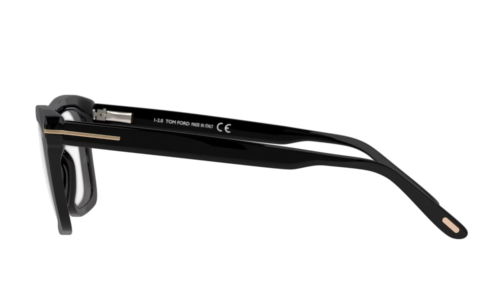 New Tom Ford Reading Glasses TF 5757-B 001 52-22 145 Black & Gold ...