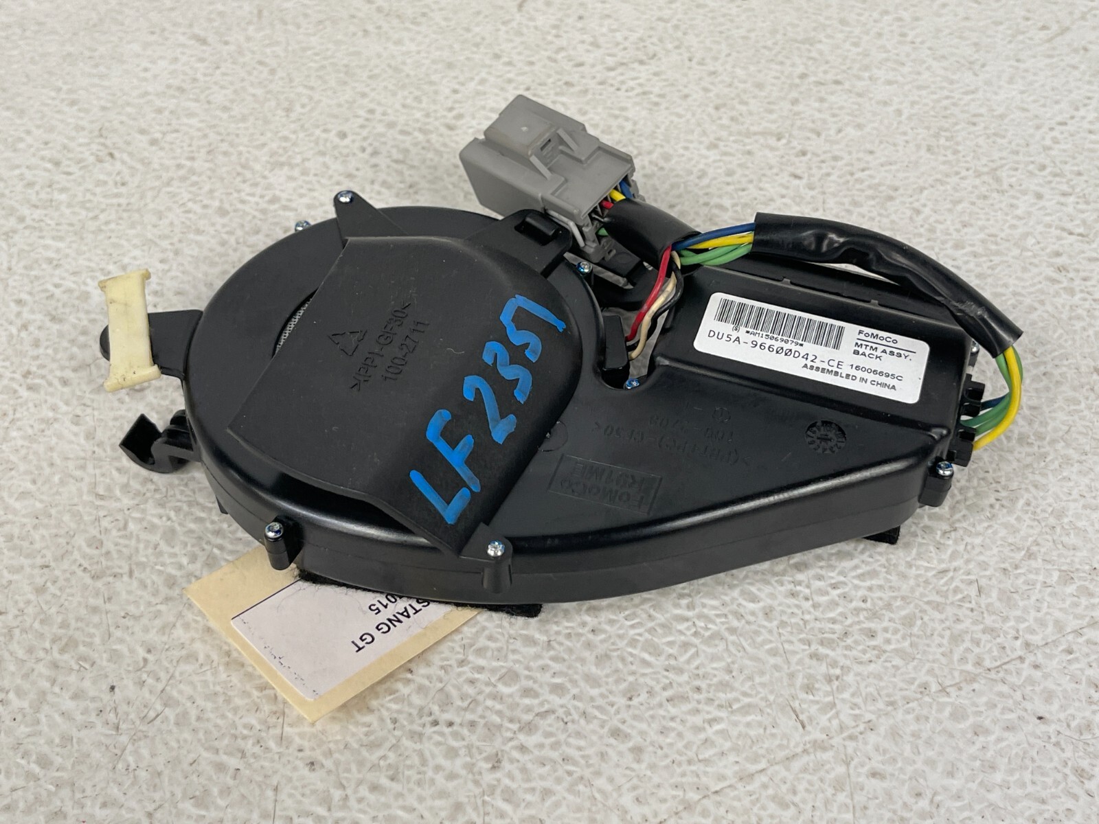 2015-2020 Ford Mustang Front Left Driver Seat Cooling Blower Motor ...