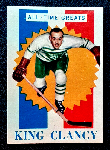 KING CLANCY / ALL-TIME GREATS 1960-61 TOPPS 60-61 NO 47 EX+/EXMINT ...