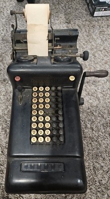 Antique 1920s Burroughs Class 3 Adding Machine. | eBay