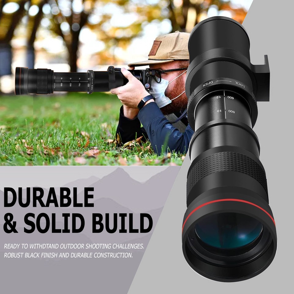 420-1600mm f/8.3 HD Telephoto Zoom Lens for Sony A6500 A6400 A6300 ...