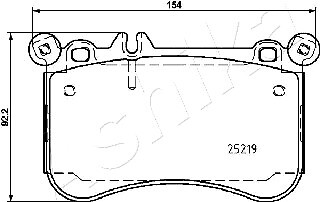 Brake Pad Set, disc brake for MERCEDES-BENZ:CLS,SLK,C218,X218,W212 ...