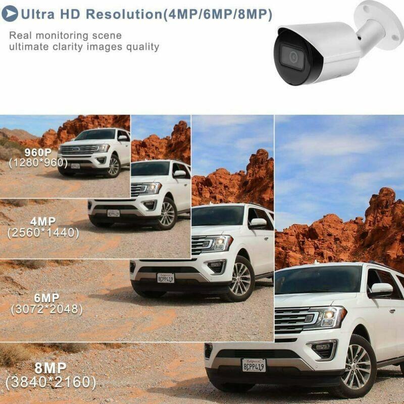 8MP 4K Starlight IR IP67 Bullet Security IP Camera 2.8/3.6mm IPC ...