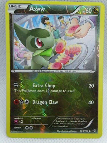 Pokemon TCG Axew 109/162 Reverse Holo BREAKthrough EX | eBay