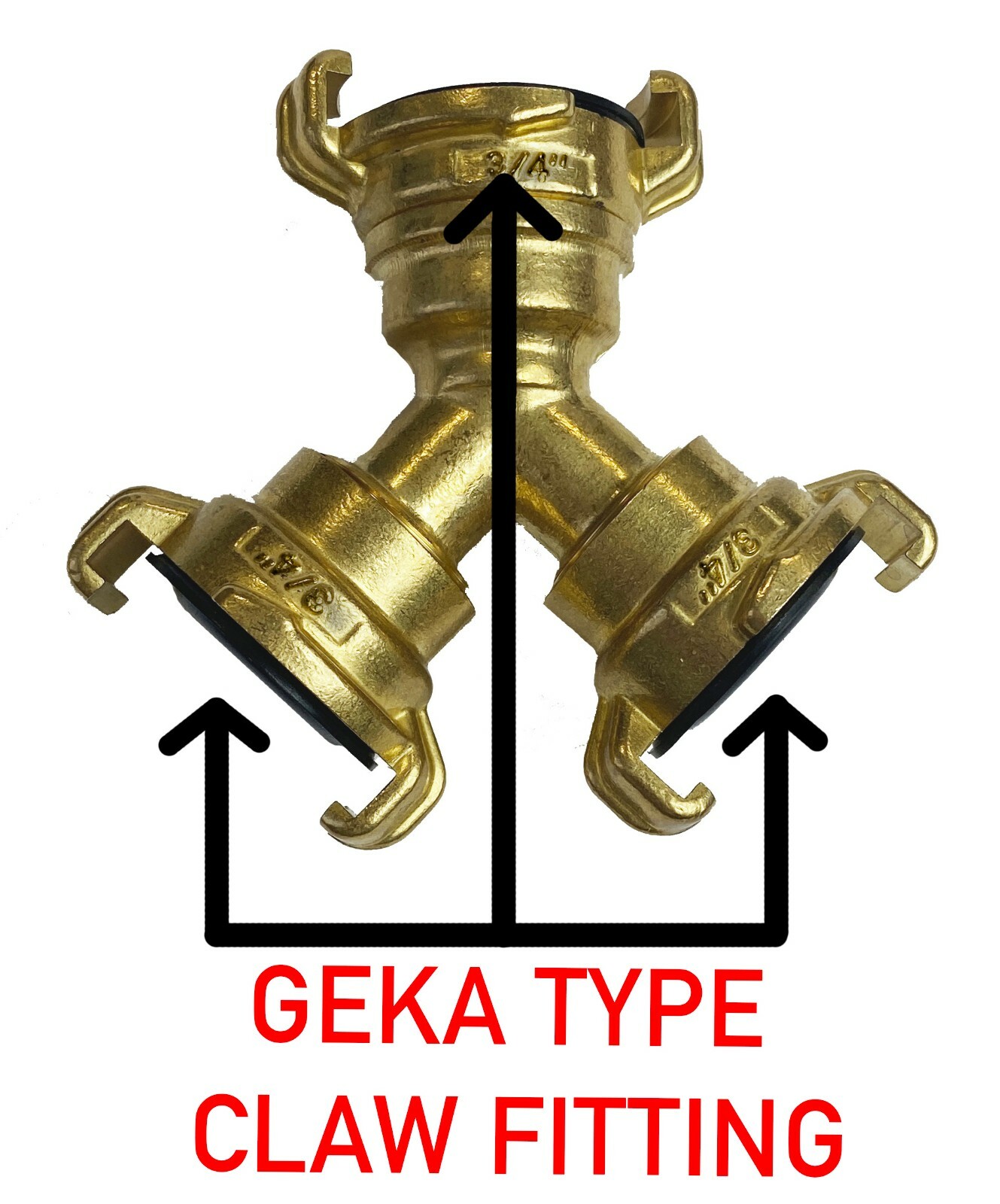 solid brass geka style professional claw type hose fittings,all sizes ...